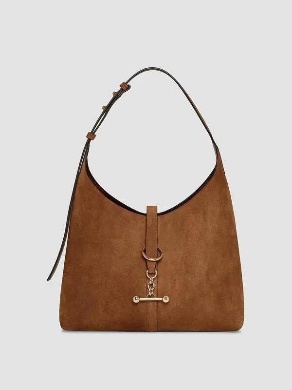 Strathberry Kite Suede Hobo Bag
