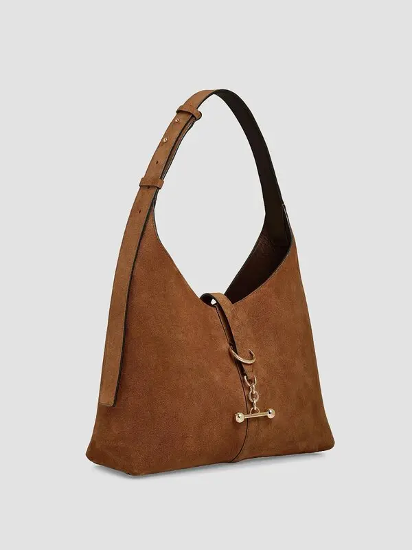 Strathberry Kite Suede Hobo Bag