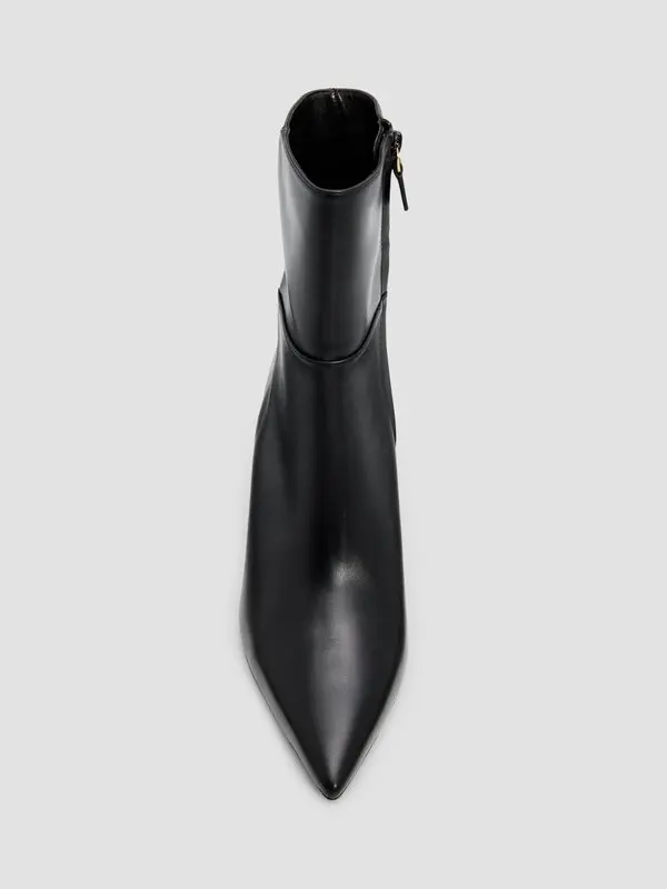 STUART WEITZMAN Vinnie 85mm Leather Wedge-heel Boots