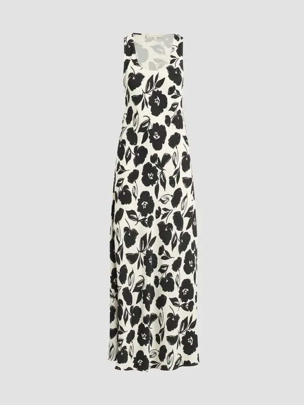 FAVORITE DAUGHTER The All Yours Brushed Floral Maxi Dress - Brushed Neutral
