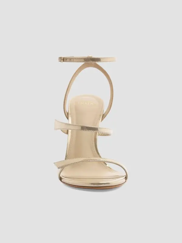 ALEXANDRE BIRMAN Tita 100mm Metallic Leather Sandals