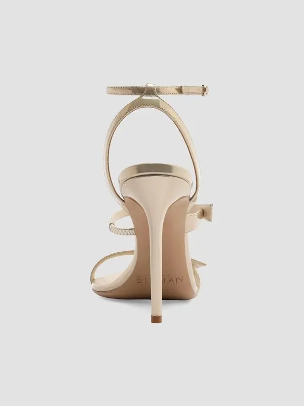 ALEXANDRE BIRMAN Tita 100mm Metallic Leather Sandals