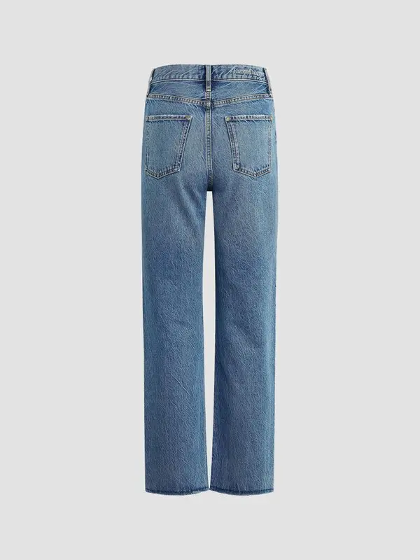 FAVORITE DAUGHTER Otto Stretch-cotton High Rise Straight-leg Jeans