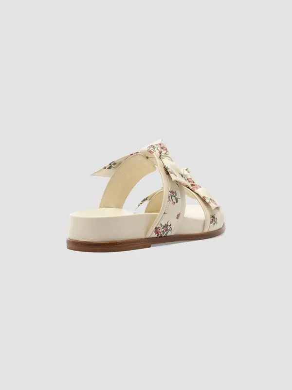 ALEXANDRE BIRMAN Maxi Clarita 35mm Floral Leather Sandals