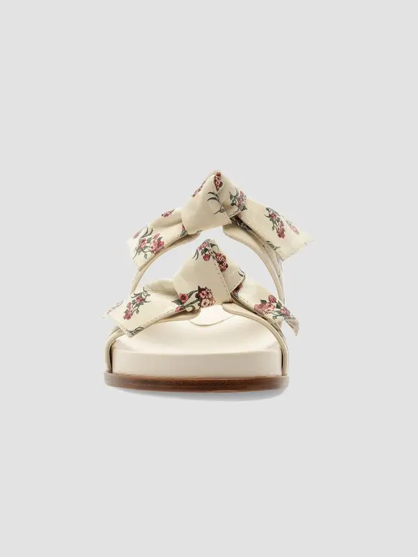 ALEXANDRE BIRMAN Maxi Clarita 35mm Floral Leather Sandals