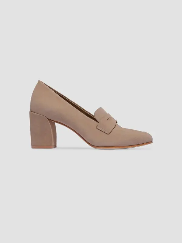 Bernardo Nevaeh Loafer Pumps - Sandstone