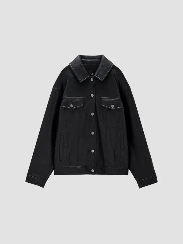 ANINE BING Rory Leather Jacket