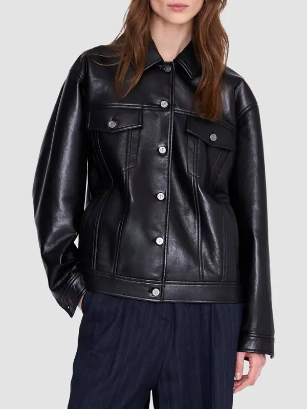 ANINE BING Rory Leather Jacket