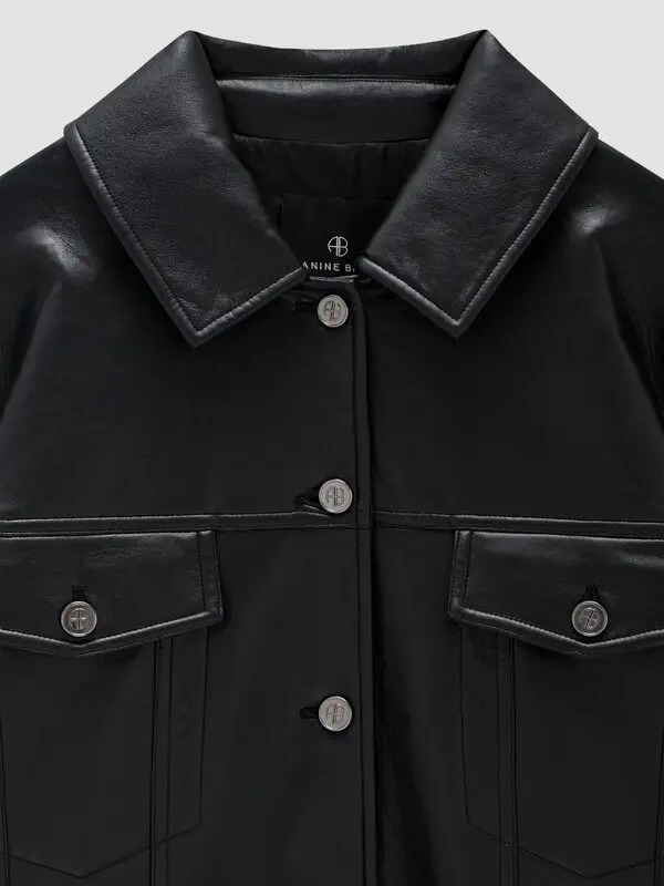 ANINE BING Rory Leather Jacket