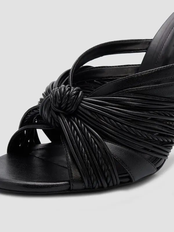 Schutz Gaya 100mm Knotted Leather Sandals