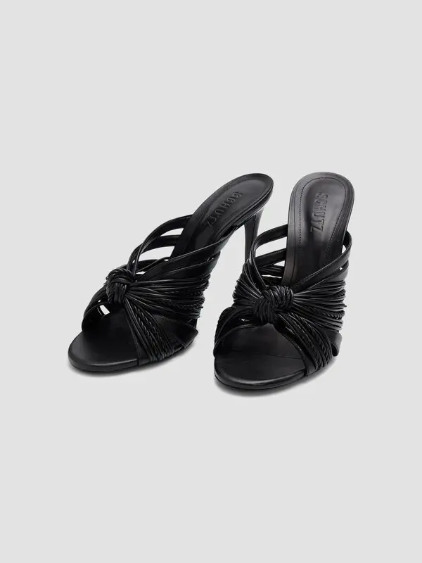 Schutz Gaya 100mm Knotted Leather Sandals