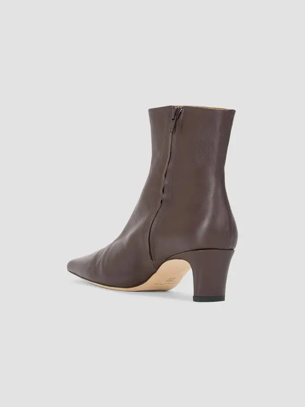 Staud Wally 60mm Leather Ankle Boots