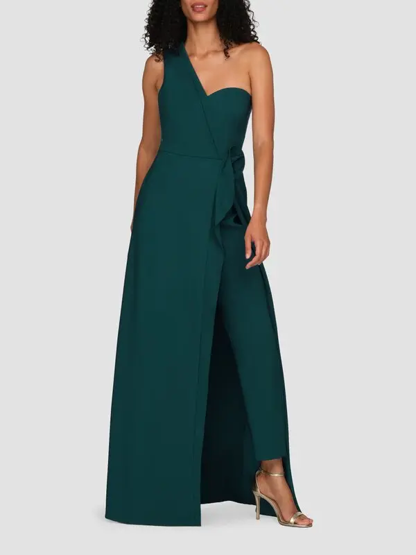 KAY UNGER Ruth One-shoulder Jumpsuit