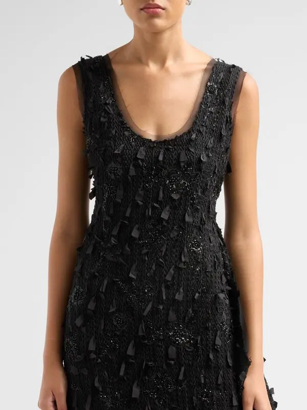 A.W.A.K.E. Mode A. W.a. K.e. Mode Side-drape Textured Maxi Dress