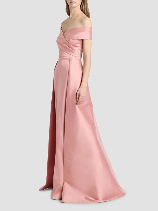 Rickie Freeman For Teri Jon Overskirt Mikado Gown