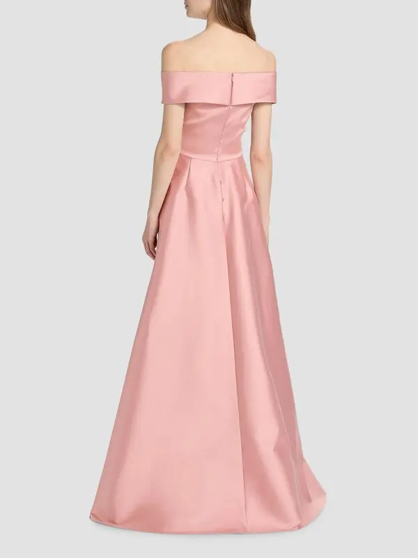 Rickie Freeman For Teri Jon Overskirt Mikado Gown