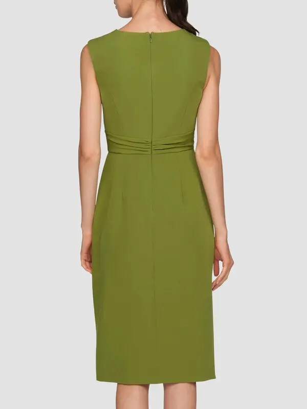 KAY UNGER Maya Ruffle Midi Dress