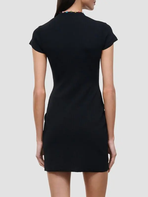 Staud Tavi Beaded Mini Dress