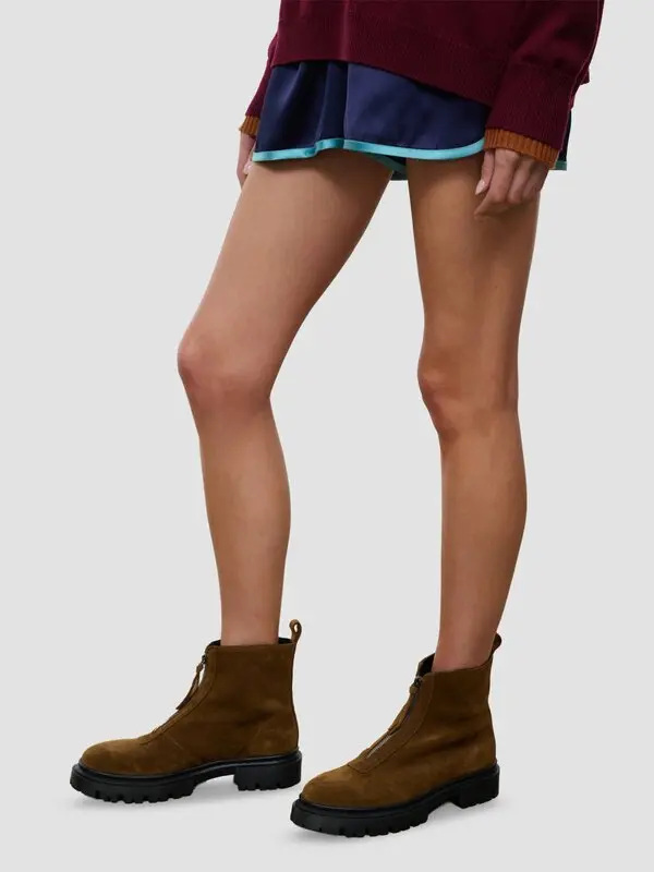 Staud Miles 50mm Suede Ankle Boots