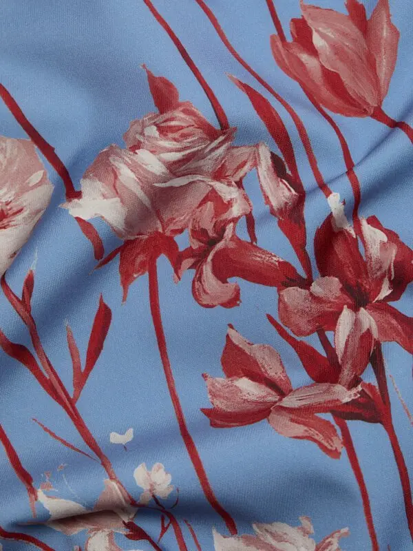 Lela Rose Kelly Floral Crêpe Minidress