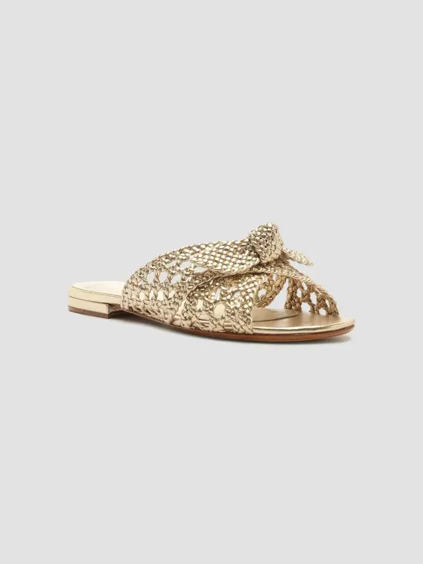 ALEXANDRE BIRMAN Belinda Woven Leather Woven Sandals