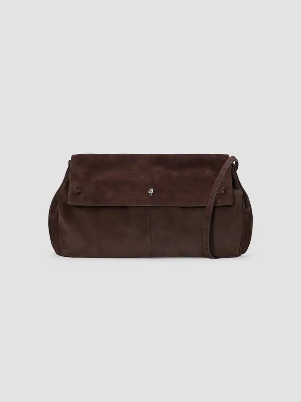 Staud Cy Oversized Suede Crossbody Bag