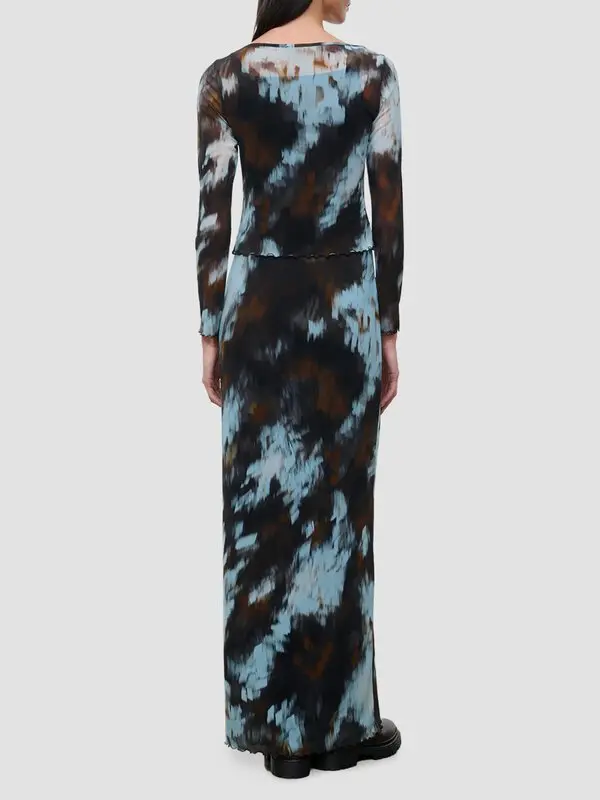 Staud Zella Abstract Maxi Dress