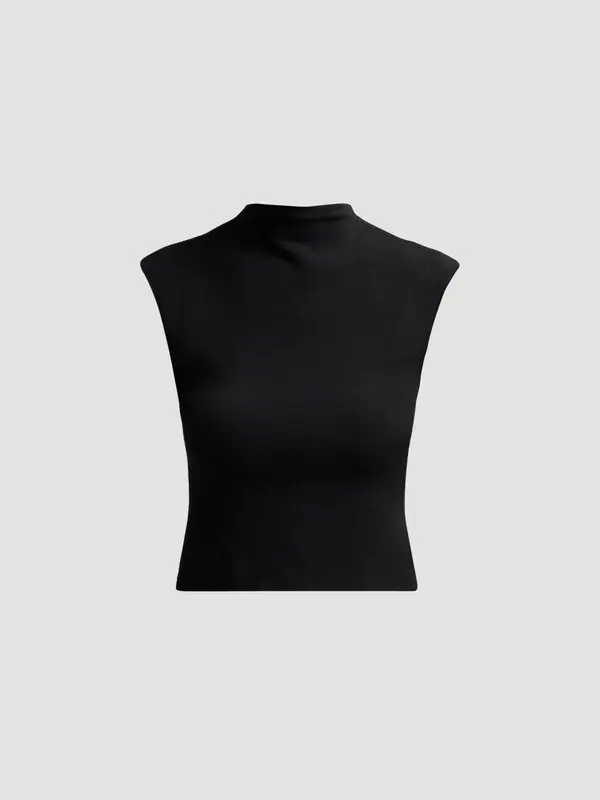 A.W.A.K.E. Mode A. W.a. K.e. Mode Knit Sleeveless Top