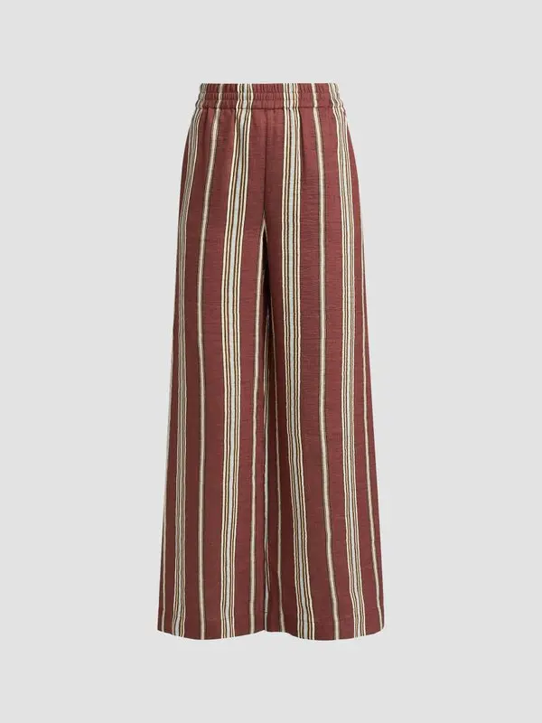 A.L.C. Tyler Striped Linen-blend Pants