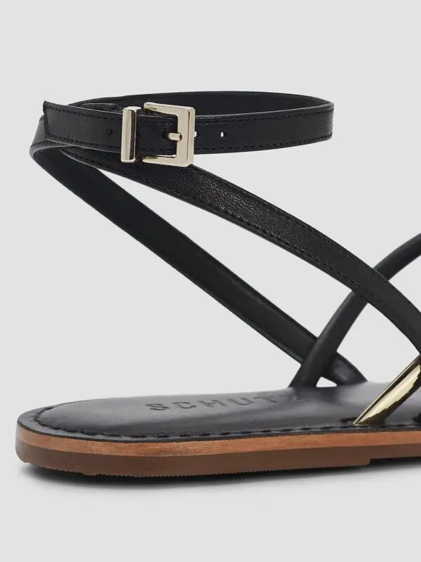 Schutz Valeria Leather Sandals