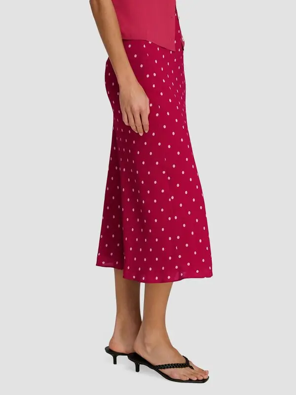 FAVORITE DAUGHTER The Jojo Polka Dot Midi-skirt