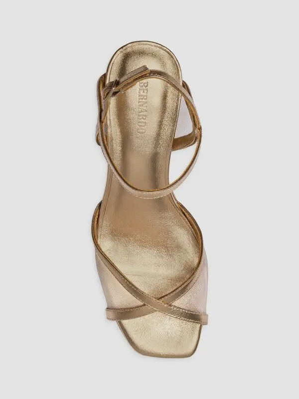 Bernardo Celeste Platform Sandals - Gold
