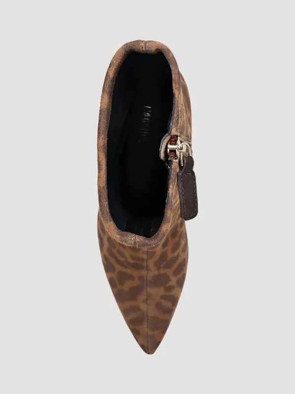 L'Agence Severine 120mm Suede Booties