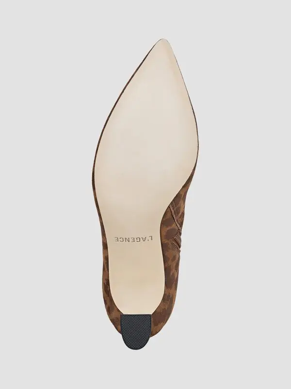 L'Agence Severine 120mm Suede Booties