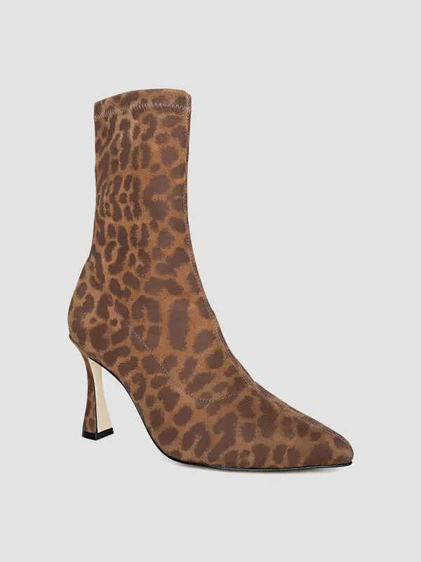L'Agence Severine 120mm Suede Booties