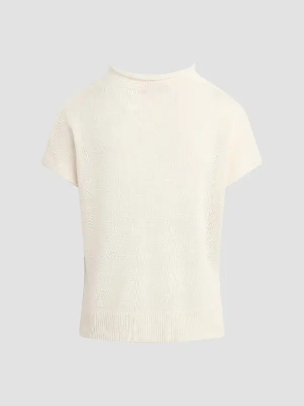 FAVORITE DAUGHTER The Stevie Linen Short-sleeve Sweater