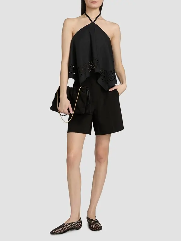 A.L.C. Louis Linen-blend Shorts