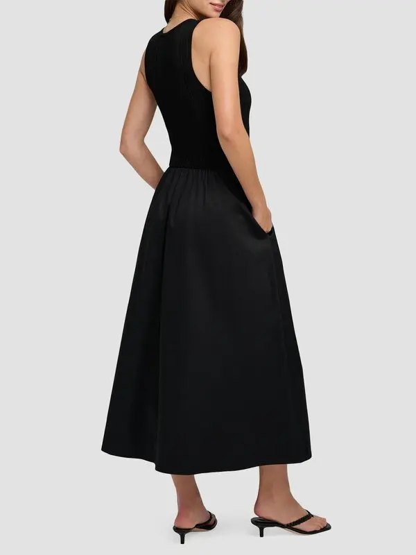 FAVORITE DAUGHTER The Lennon Ribbed Midi-dress