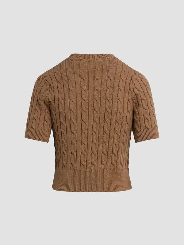 FAVORITE DAUGHTER The Cafe Cotton Short-sleeve Cardigan