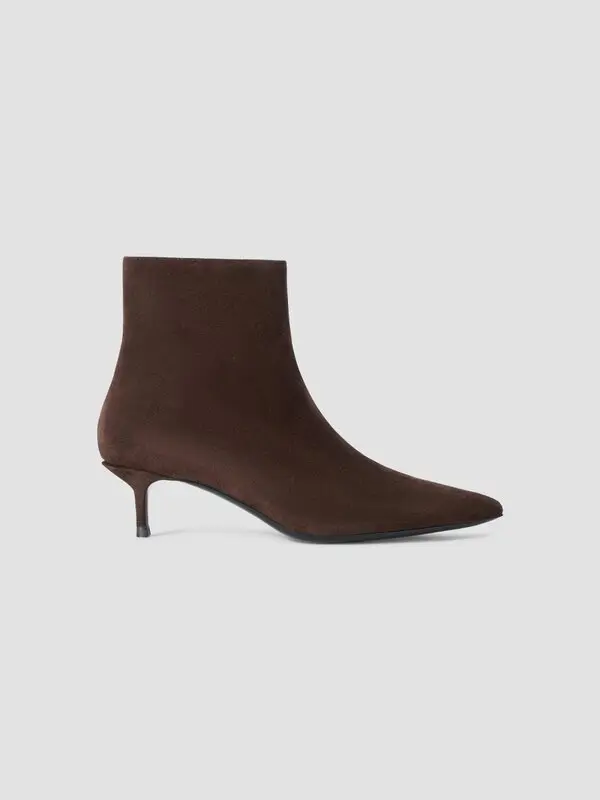 Staud Sebastian Suede Kitten-heel Ankle Boots