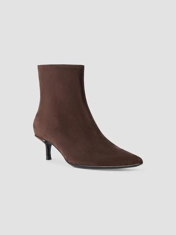Staud Sebastian Suede Kitten-heel Ankle Boots