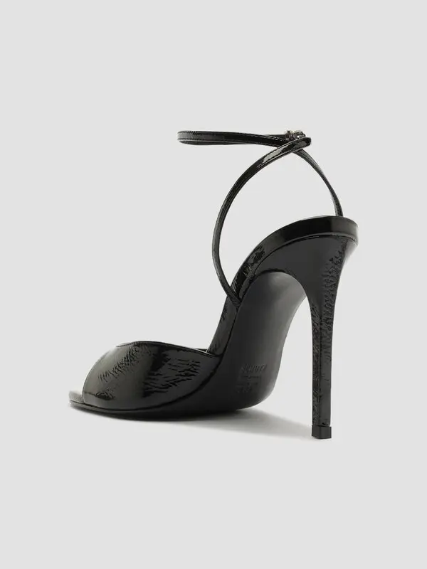 Schutz Arlette 105mm Patent Leather Sandals
