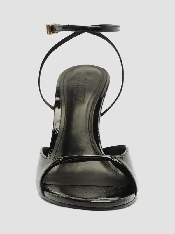 Schutz Arlette 105mm Patent Leather Sandals