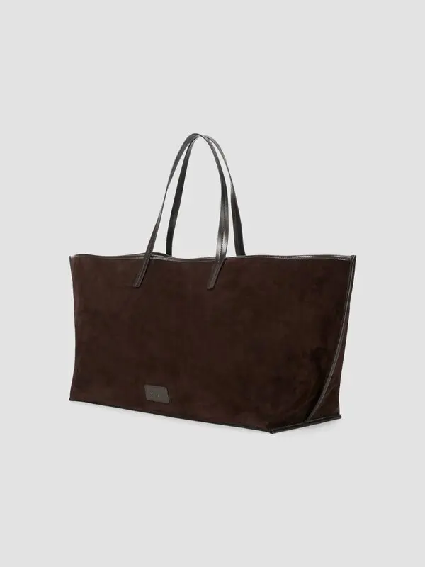 Staud Christos Large Leather Tote Bag