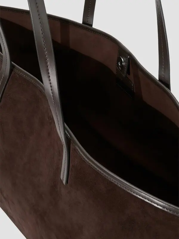 Staud Christos Large Leather Tote Bag