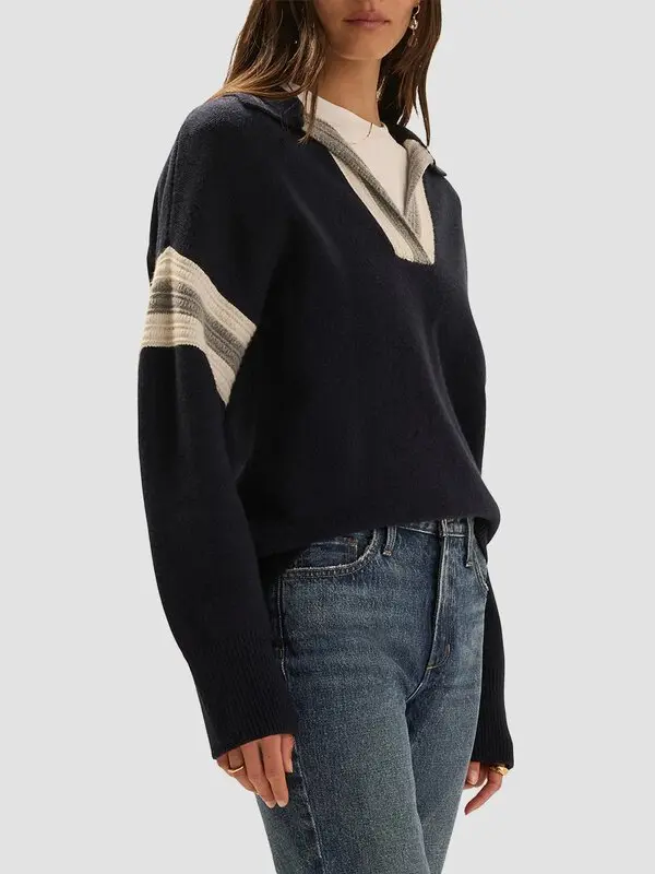 FAVORITE DAUGHTER The Grace Wool-cotton Sweater