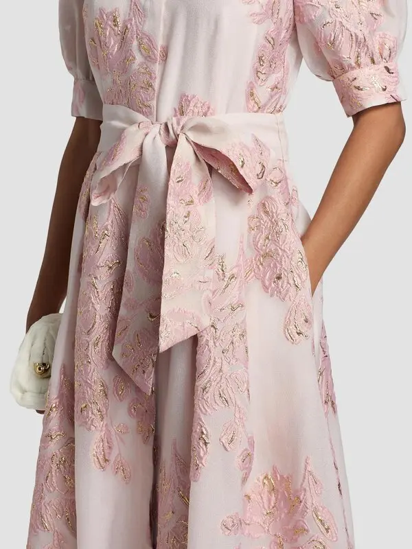 Rickie Freeman For Teri Jon Brocade Shirtwaist Gown