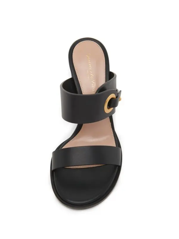 GIANVITO ROSSI Leather 85mm Block-heel Sandals