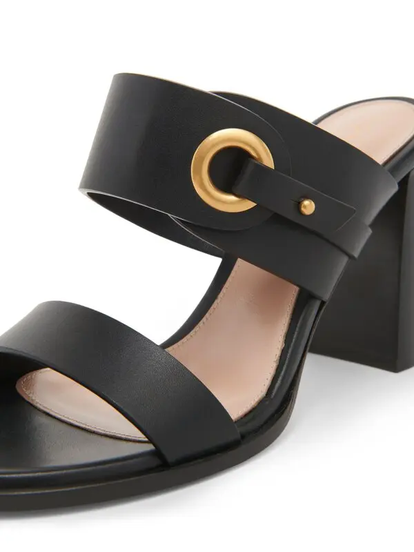 GIANVITO ROSSI Leather 85mm Block-heel Sandals
