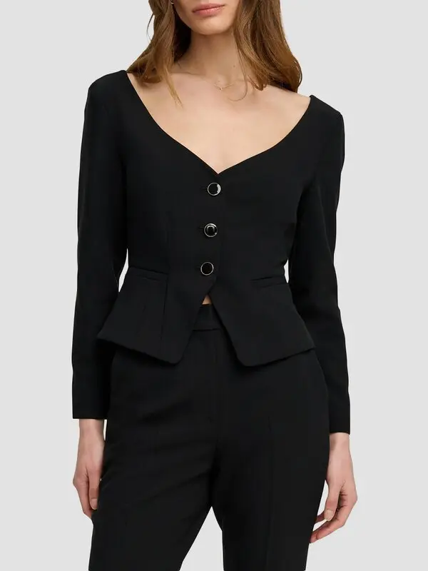 FAVORITE DAUGHTER The Reveal Tailored Peplum Blazer